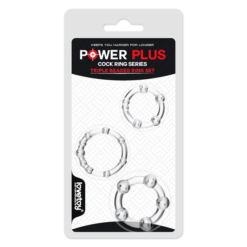 Power Plus Triple Beaded Ring Set – Divine Secrets AUS